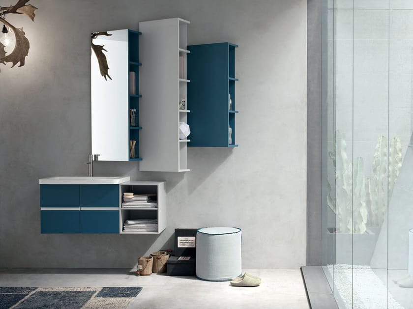 Sistema bagno componibile POLLOCK YAPO - COMPOSIZIONE 52 Collezione Pollock By Arcom