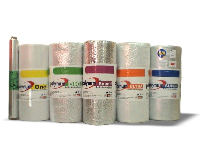 POLYNUM 3L Feltro termoisolante in alluminio By DECORUS