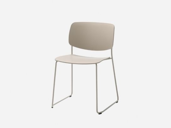 ARYN Stackable sled base polypropylene chair By INCLASS | design ...