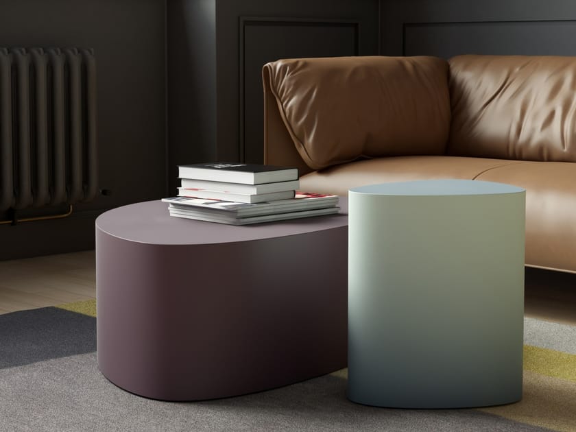 RUSTLE | Polyurethane coffee table Rustle Collection By Cridea design ...