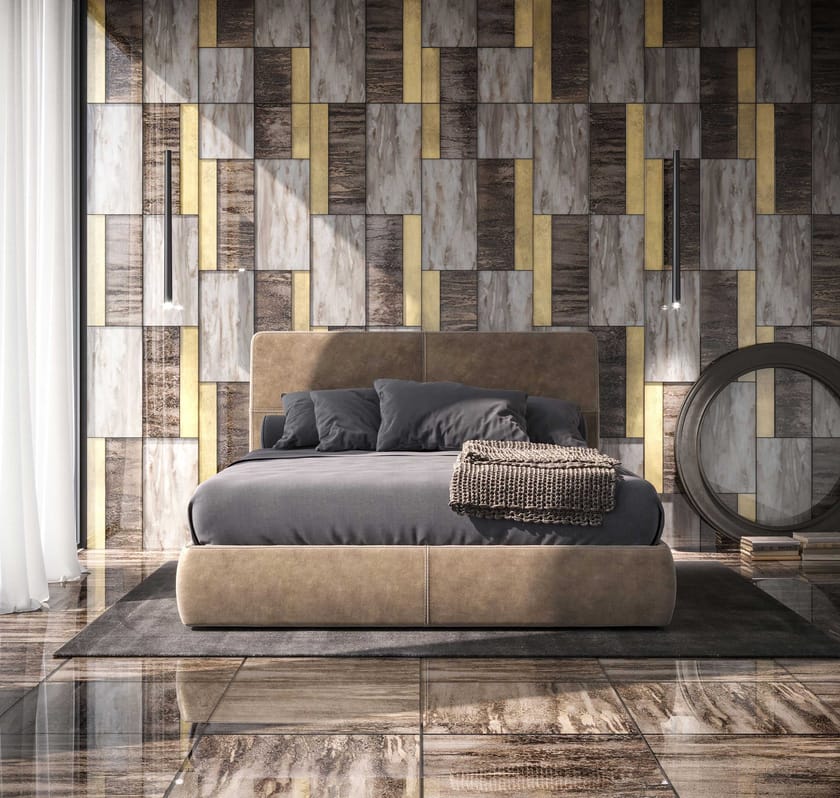 POMPEI Indoor glass wall/floor tiles By Vetrocolor
