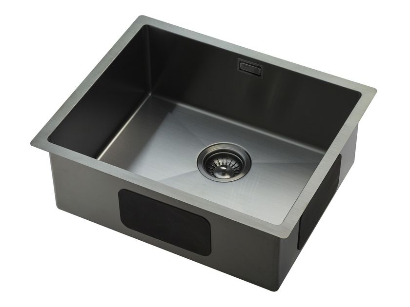 Single built-in stainless steel sink POOL By A.S.Helsingö