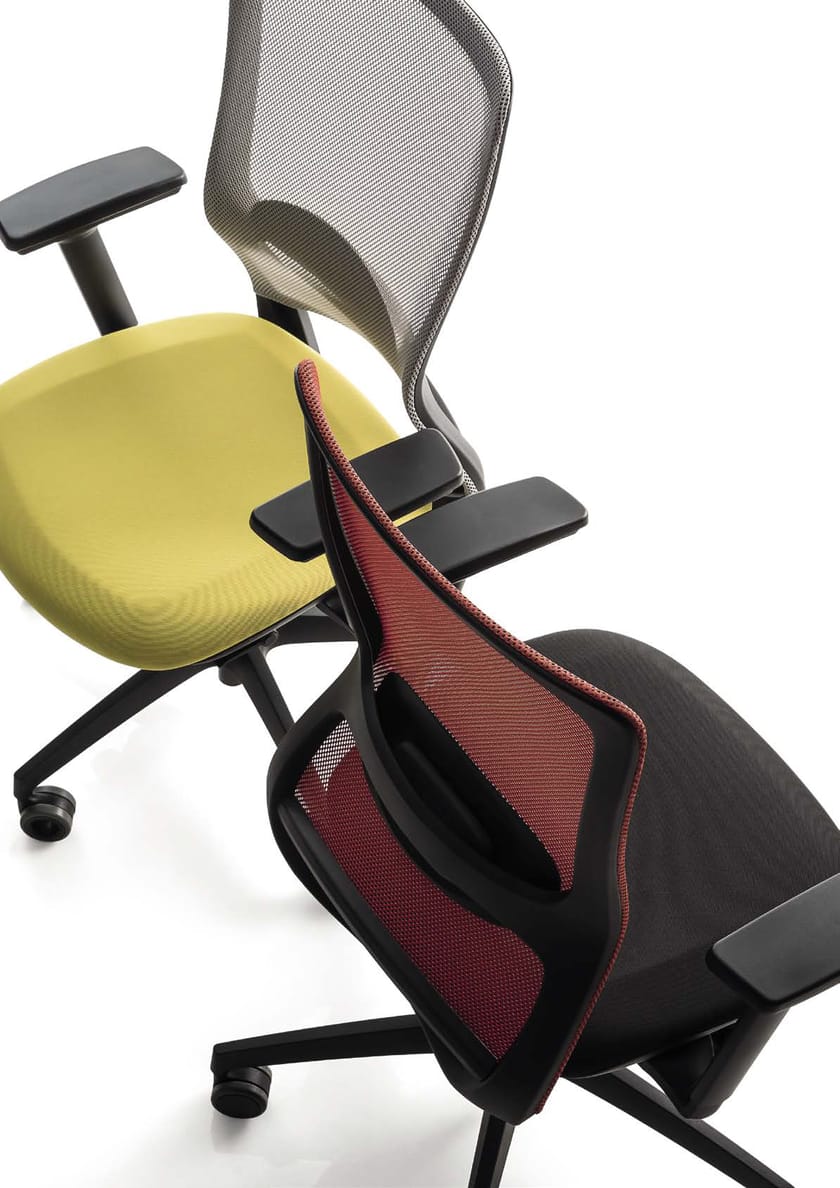 POP | Office chair with armrests Pop Collection By Luxy design Air Design