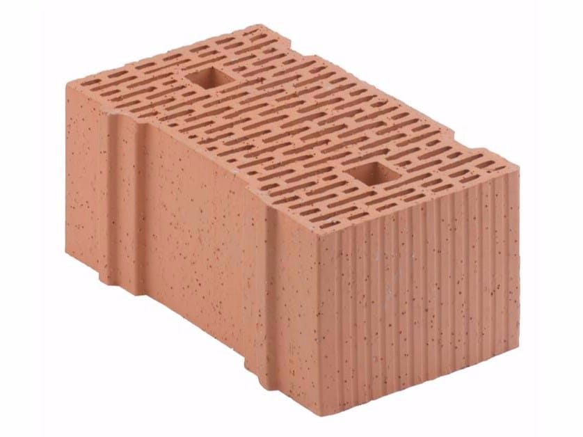 Brique porteuse pour maçonnerie armée Porotherm 25-30/19 Ligne ...