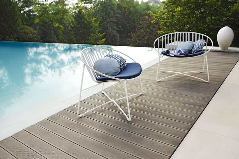 Garden easy chair ELIPSE By Roberti Rattan design Roberto Papparotto ...