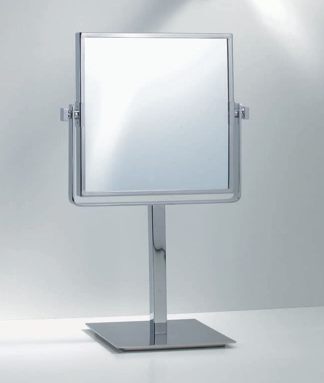 Countertop square shaving mirror SPT 83 By DECOR WALTHER