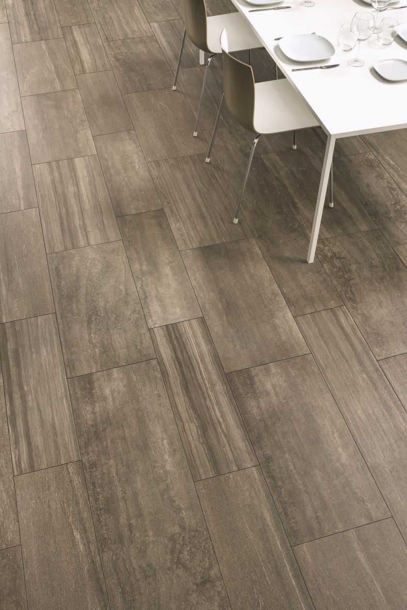 Wall/floor tiles with stone effect VERSE CHESTNUT By Ceramiche Caesar