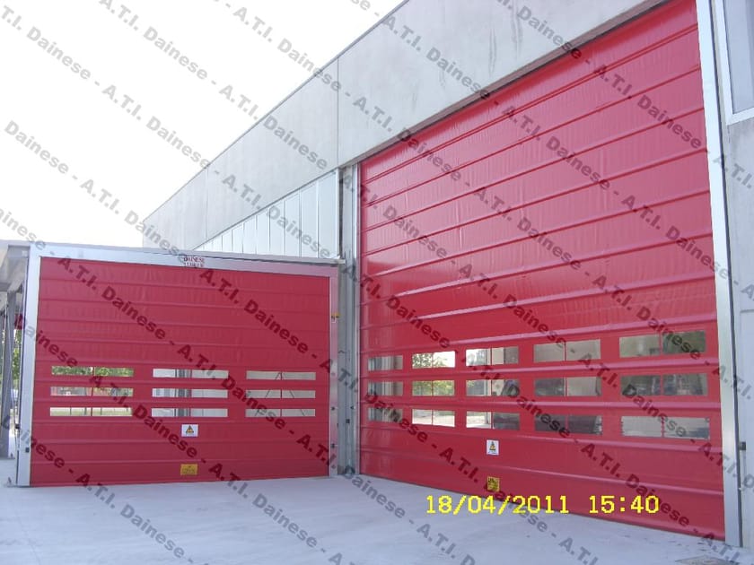 Vertically sliding industrial door Vertically sliding industrial door ...