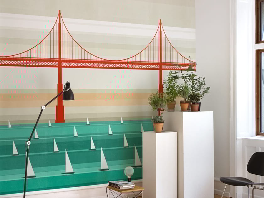 Con paesaggi UNDER THE BRIDGE By Wall&decò design Alessandro Gottardo ...