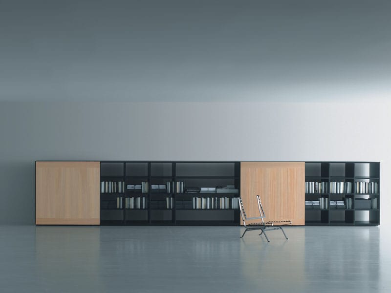 Sectional bookcase SYSTEM By Porro design Piero Lissoni