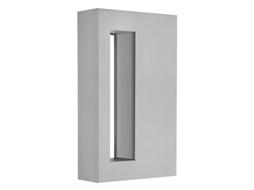 SQUARE Recessed stainless steel furniture handle By Formani