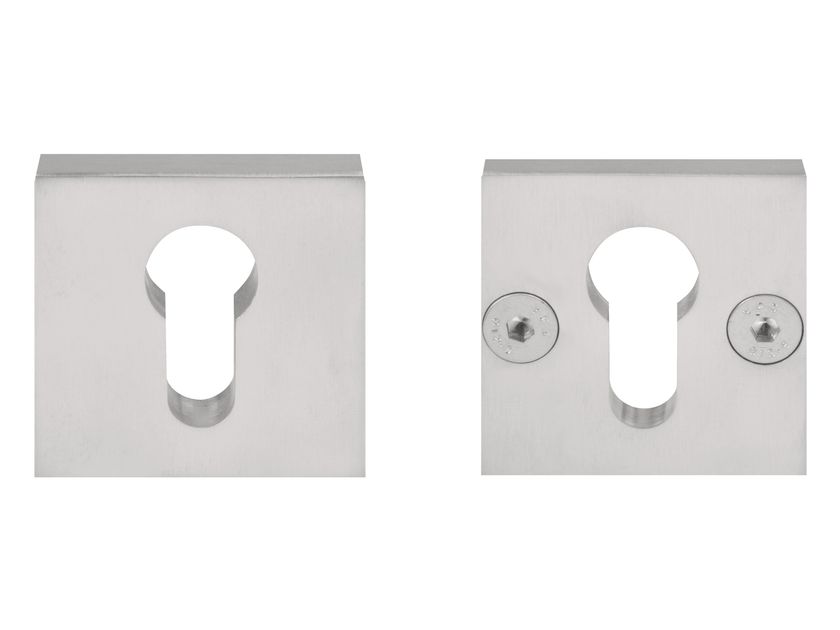 SQUARE | Stainless steel keyhole escutcheon By Formani