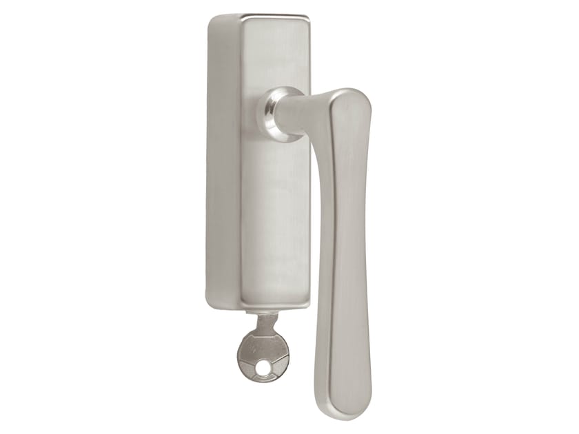 TIMELESS 1935 | Window handle with lock DK nickel window handle with ...