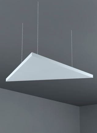 Glass wool acoustic ceiling clouds Ecophon Solo™ Triangle By Saint ...