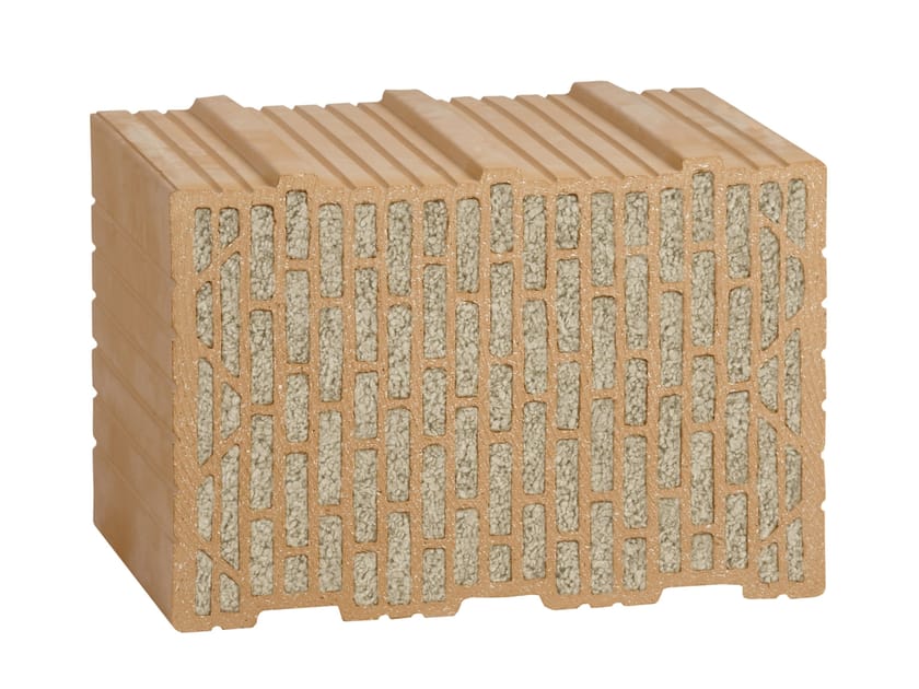 Blocco in laterizio termoisolante UNIPOR WS09 CORISO PLANZIEGEL ...