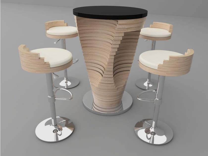 STRATUM | High table Stratum Series By Zuri Design