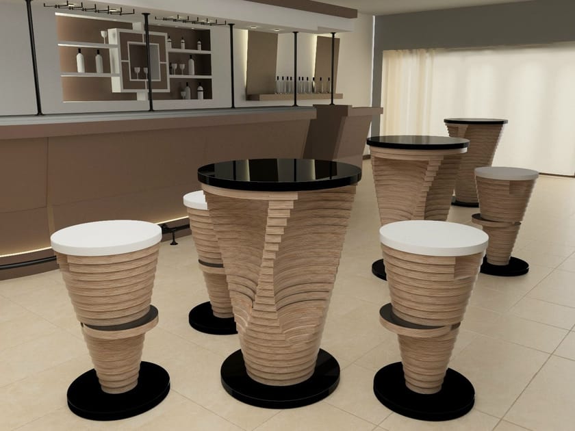 STRATUM | High table Stratum Series By Zuri Design