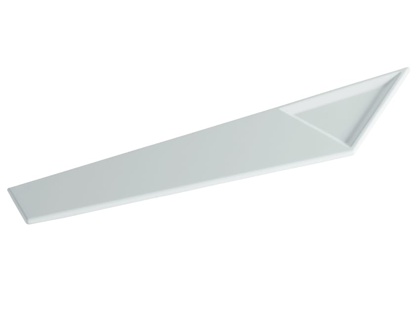 CRYSTAL | Bathroom wall shelf By Olympia Ceramica design Francesco Lucchese