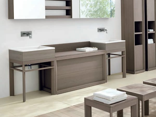 VISONE | Mueble de baño bajo By GD Arredamenti diseño Enzo Berti