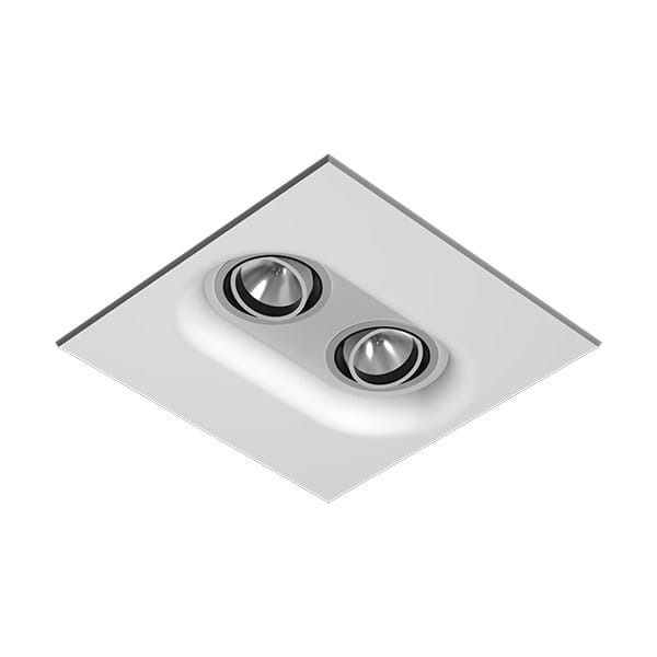 Multiple square ceiling spotlight USO 332 FOR MODULAR CEILING By FLOS