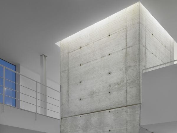 Linear lighting profile for LED modules SOFT LED CURTAIN RECESSED By FLOS