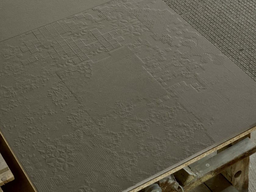 DECHIRER DECOR PIOMBO Indoor porcelain stoneware wall/floor tiles By ...