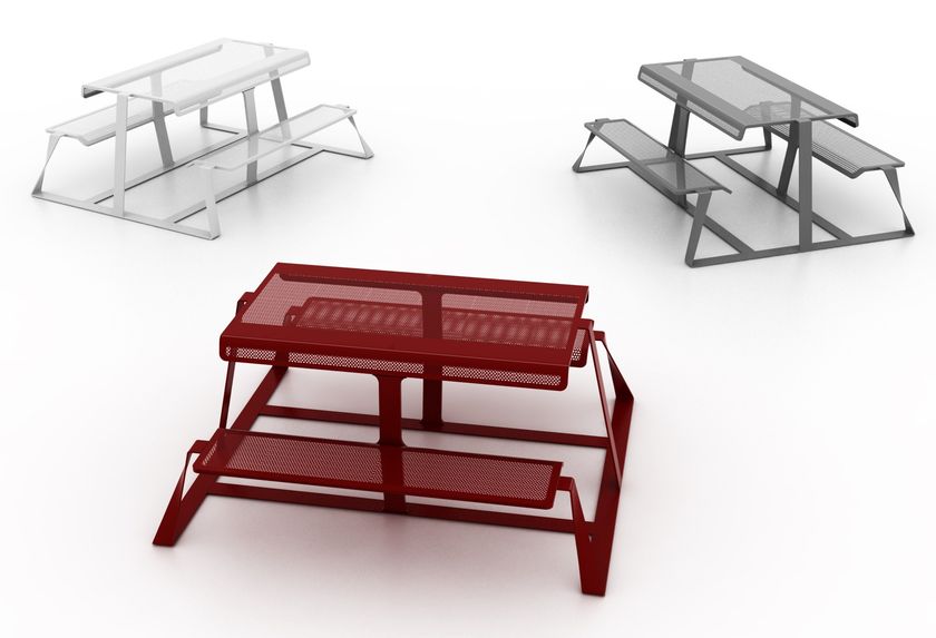 T-BENCH Metal Bench By altreforme | design B-bold