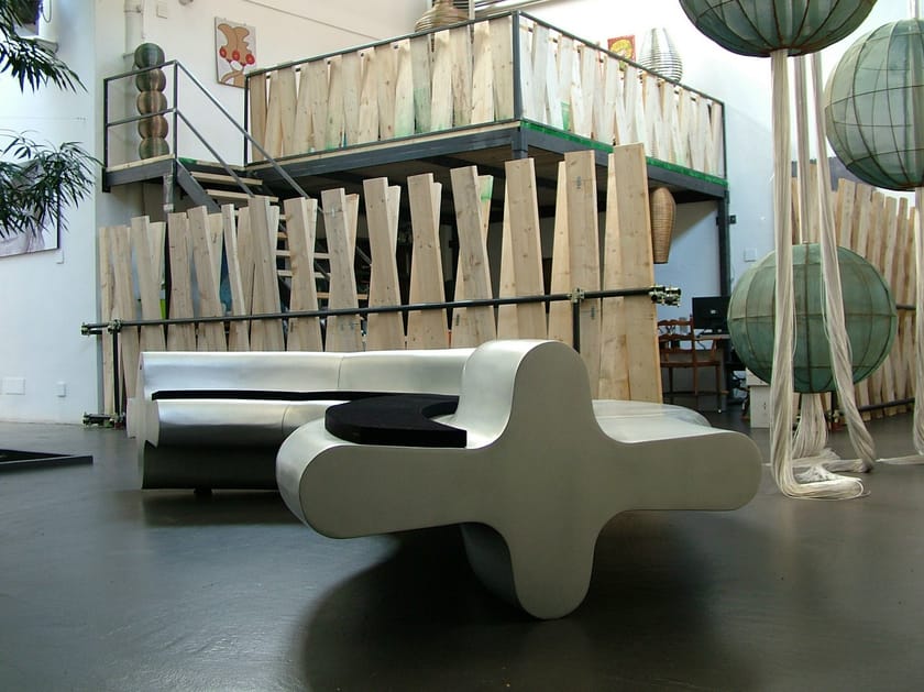 Panca modulare componibile in alluminio LIQUIRIZIA By altreforme design ...