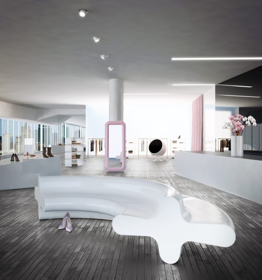 Panca modulare componibile in alluminio LIQUIRIZIA By altreforme design ...