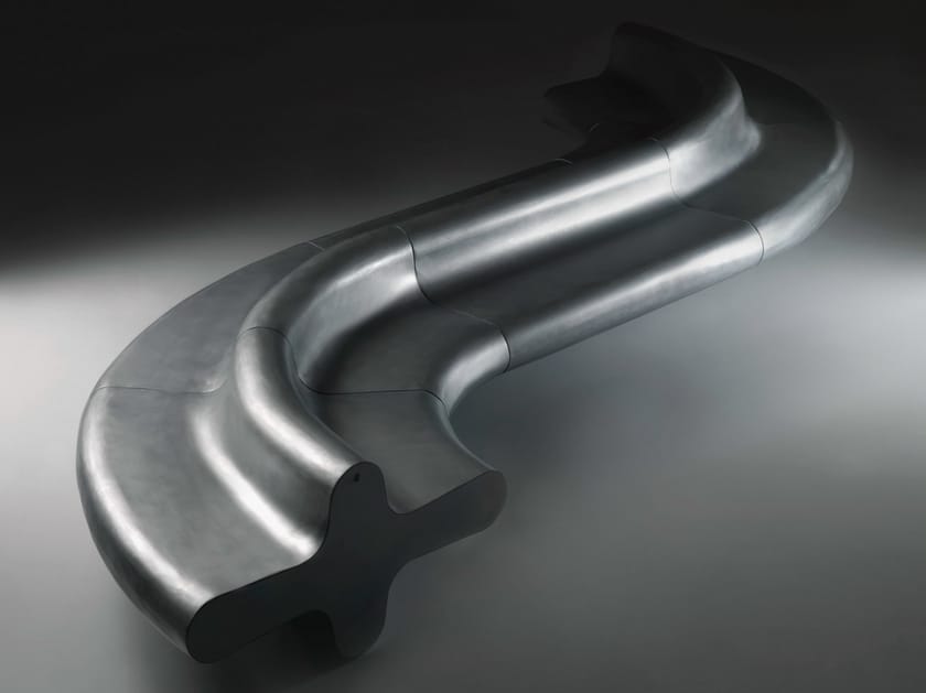 Panca modulare componibile in alluminio LIQUIRIZIA By altreforme design ...