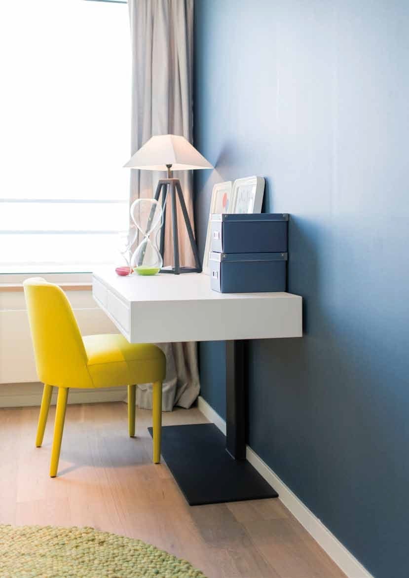 BANCO | Writing desk Wood veneer writing desk with drawers By Ph Collection