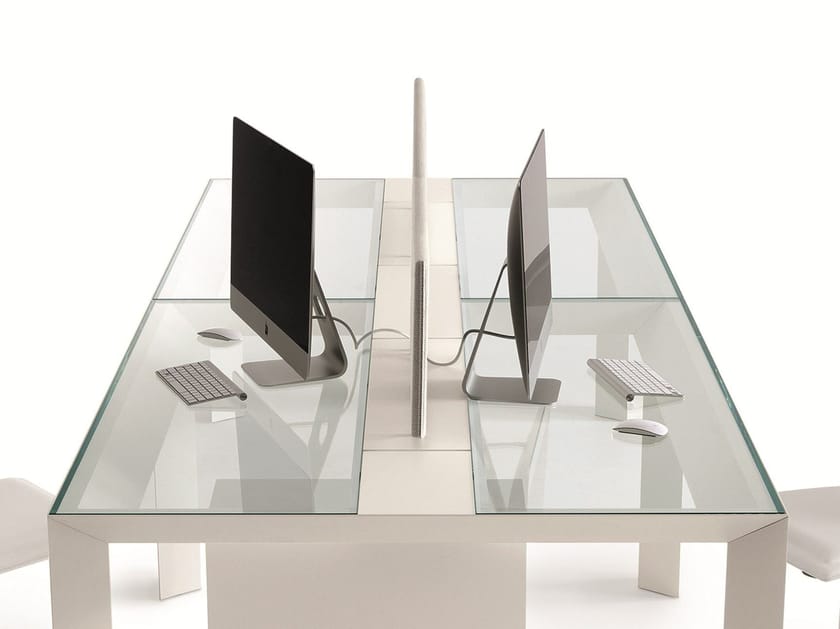 Workstation screen desktop partition KOY SCREEN By Gallotti&Radice ...