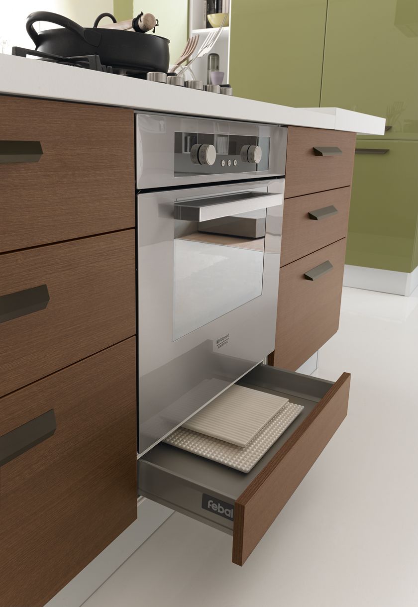 ICE | Kitchen with island By Febal Casa design Dario Poles