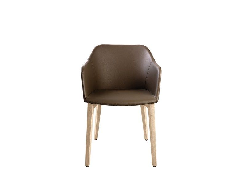 FINA CLUB | Leather chair By Brunner design Wolfgang C.R. Mezger