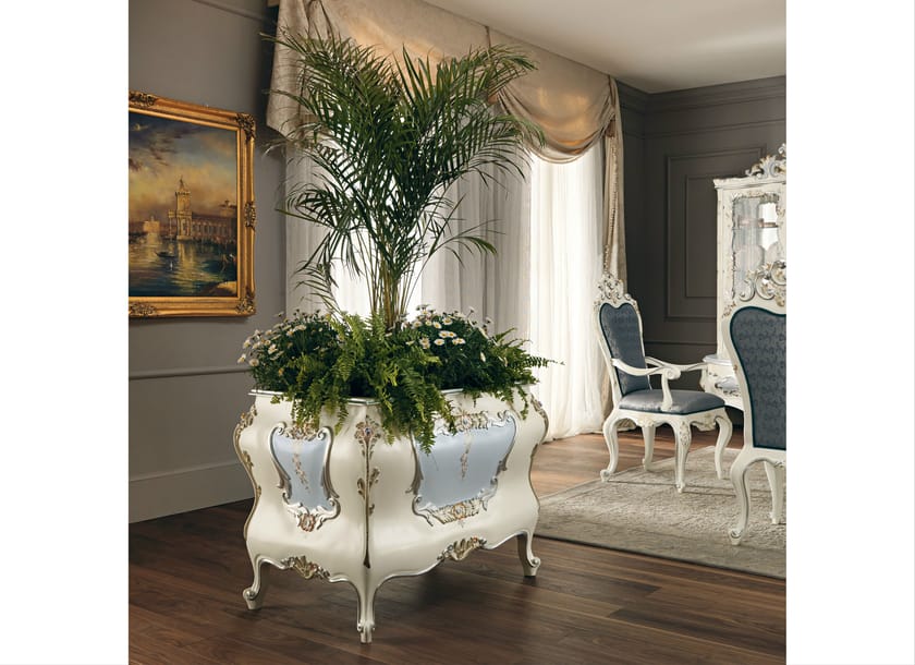 11637 | Plant pot Solid wood plant pot By Modenese Luxury Interiors