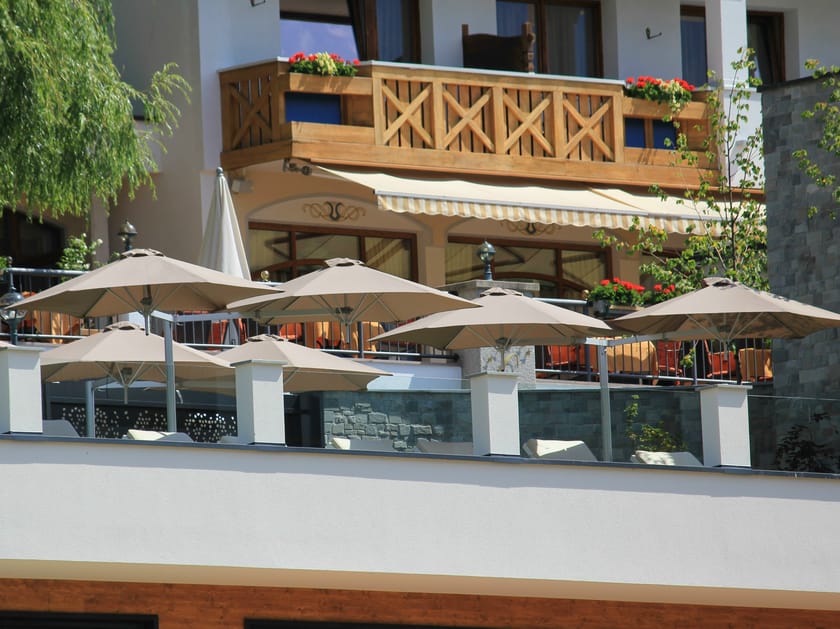 PARAFLEX DUO | Sombrilla redondo By Umbrosa diseño Peter Leleu