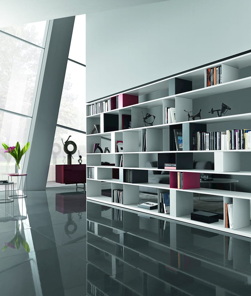 Libreria a giorno bifacciale divisoria URBAN | Libreria - MisuraEmme