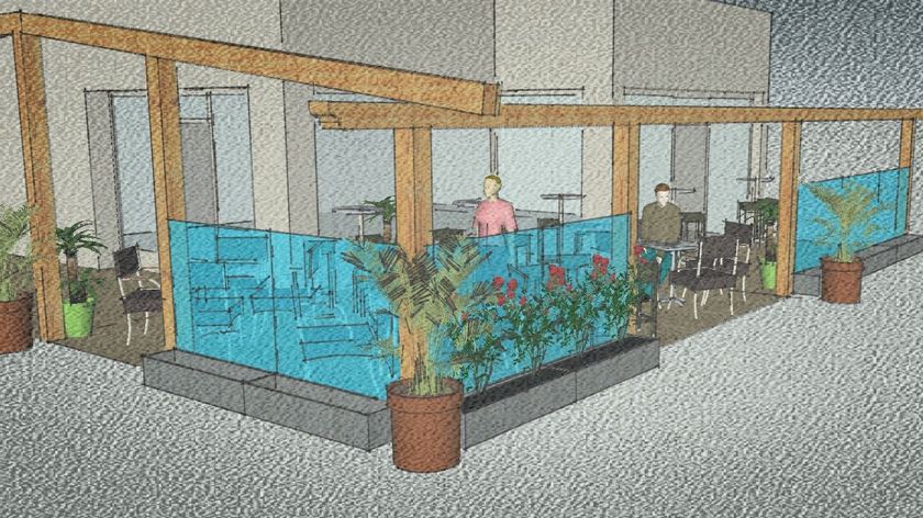 BELLAVISTA FLOWER Metal garden partition By GM MORANDO