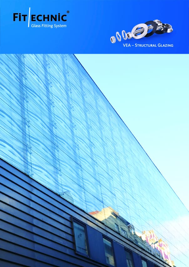 Sistema para fachada continúa FITECHNIC Glass Fitting MODEL 3 By Pentagonal