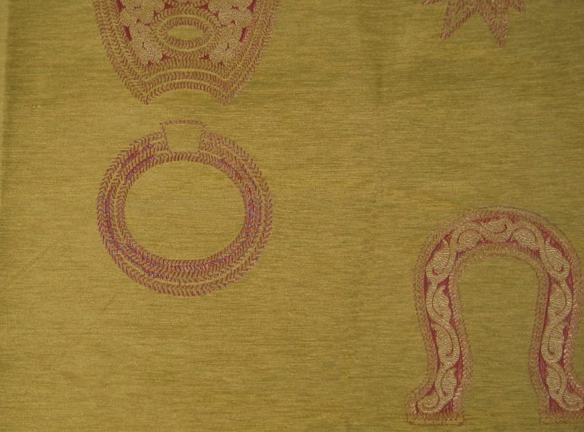 Cotton fabric with graphic pattern HIDALGO By KOHRO