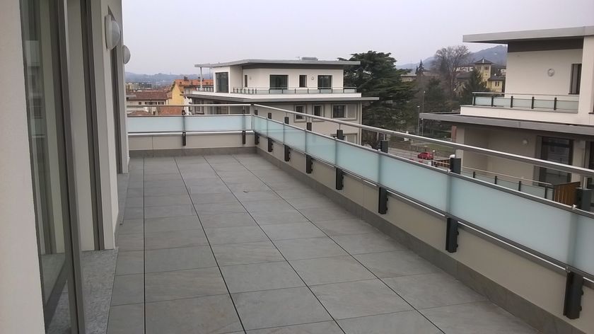 Aluminium parapet DUO LINE By Q-RAILING ITALIA