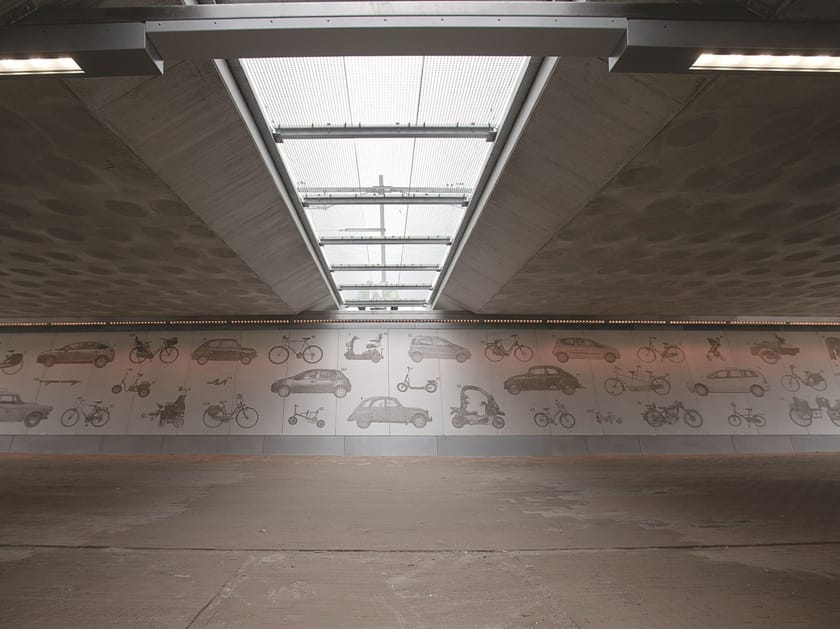 Matrix for fair faced concrete wall FOTO BETON ARTICO By COPLAN