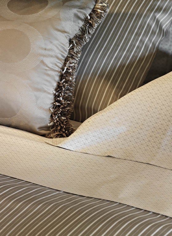 Striped cotton fabric PRINCETON By KOHRO