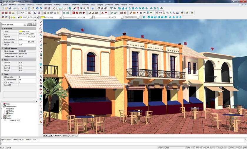 Disegno tecnico CAD 2D 3D progeCAD Architecture By ProgeSOFT Italia