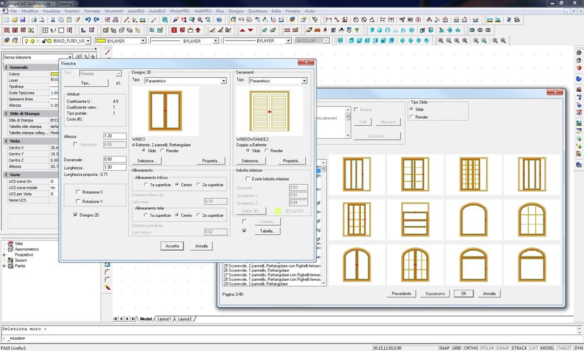Disegno tecnico CAD 2D 3D progeCAD Architecture By ProgeSOFT Italia