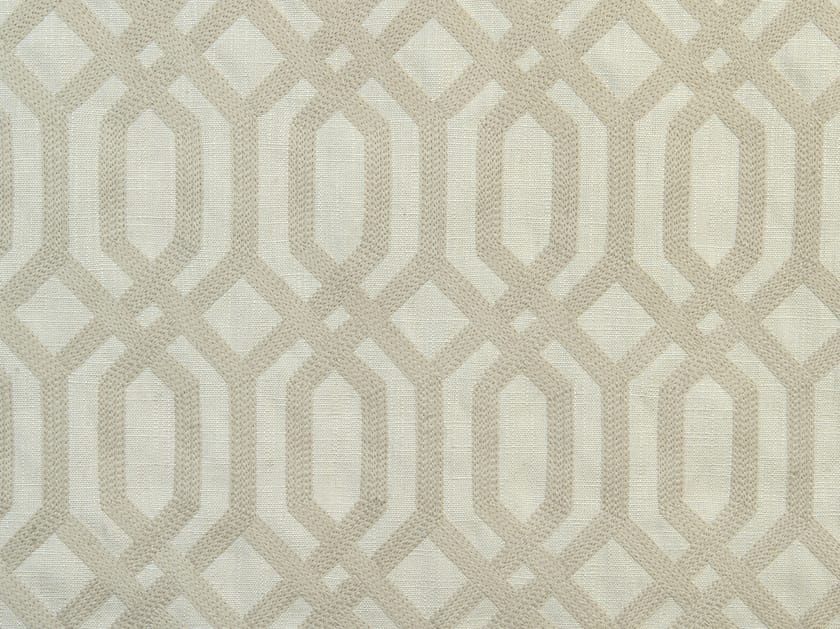 TRELLIS ADDICTION Upholstery fabric with graphic pattern By Aldeco