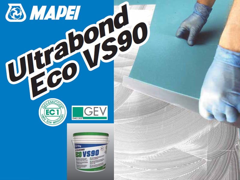 Adhesive for flooring ULTRABOND ECO VS90 By MAPEI