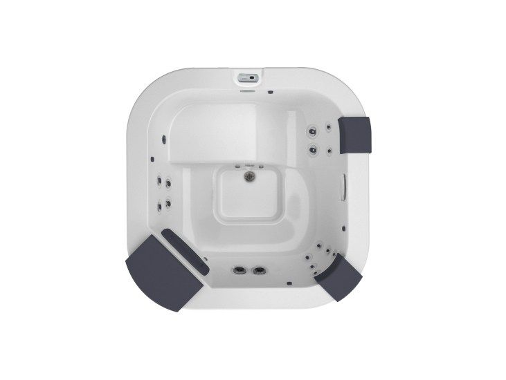 Above-ground hydromassage hot tub 4-seats DELFI By Jacuzzi design DNA ...