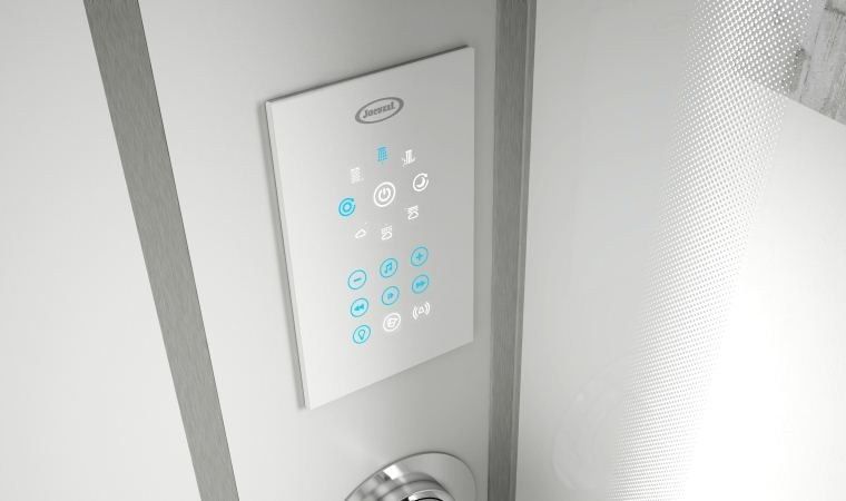 Cabina de ducha de esquina multifunción con baño de vapor CLOUD 120 By ...