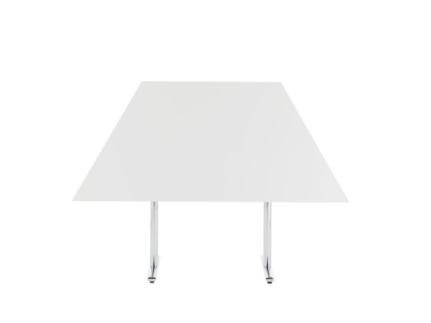 TEMPEST | Multi-purpose table Trapezoid table with flip top By Howe